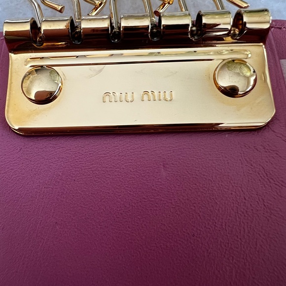 Miu Miu | Accessories | St Coco Lux Miu Miu Key Holder In Geranio Color ...